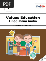 DLL MATATAG - VALUES EDUCATION 7 Q3 W3 (AutoRecovered) | PDF