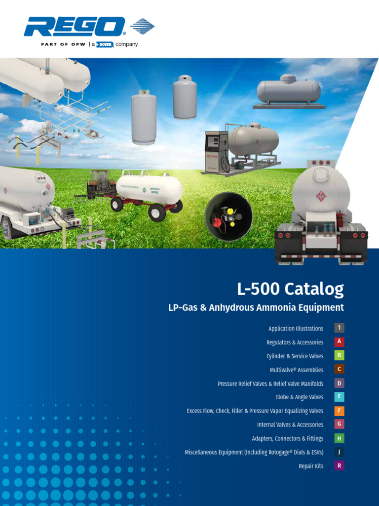 L-500 Catalog: LP-Gas & Anhydrous Ammonia Equipment | PDF | Valve ...