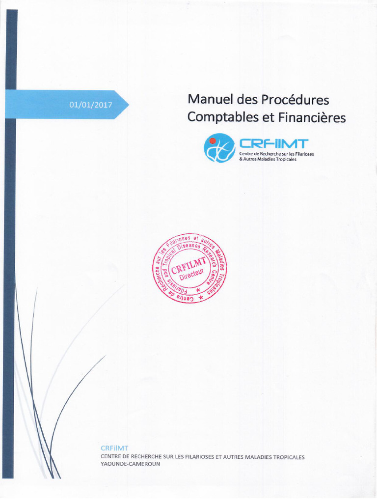 Manuel de Procedures Comptable Et Financier | PDF