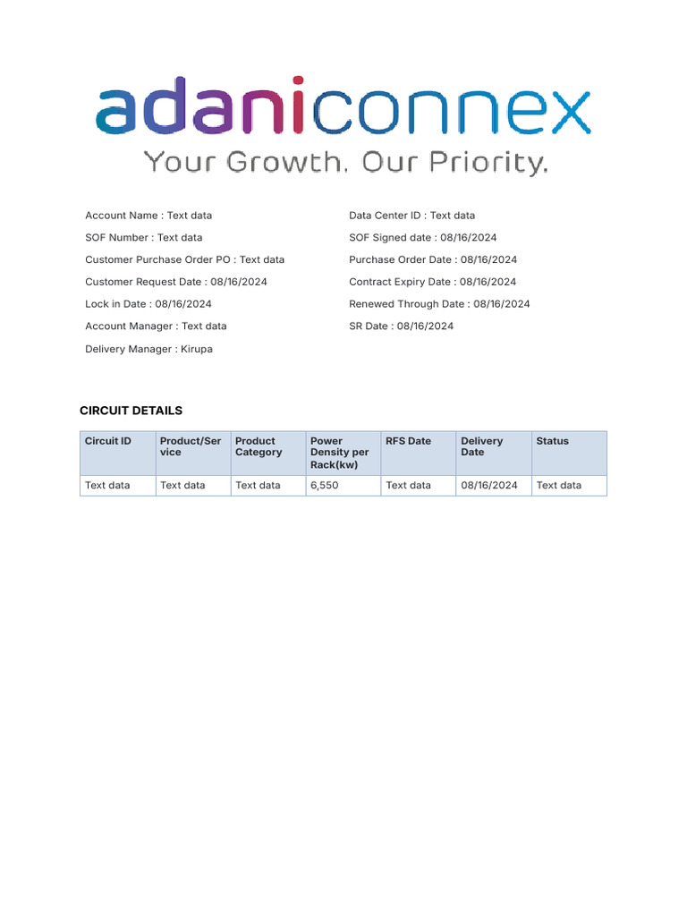 Customer_Acknowledgement_Template_preview | PDF