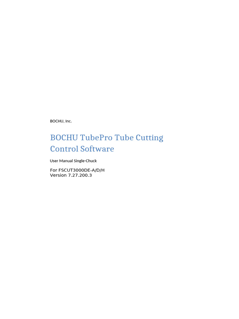 TubePro-V4-Single-Chuck | PDF | Cartesian Coordinate System | Calibration