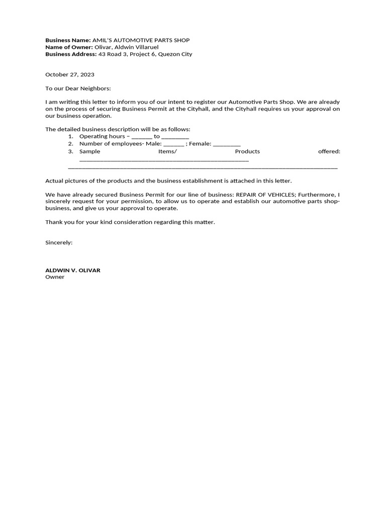 Amils - Letter To Neighbor | PDF