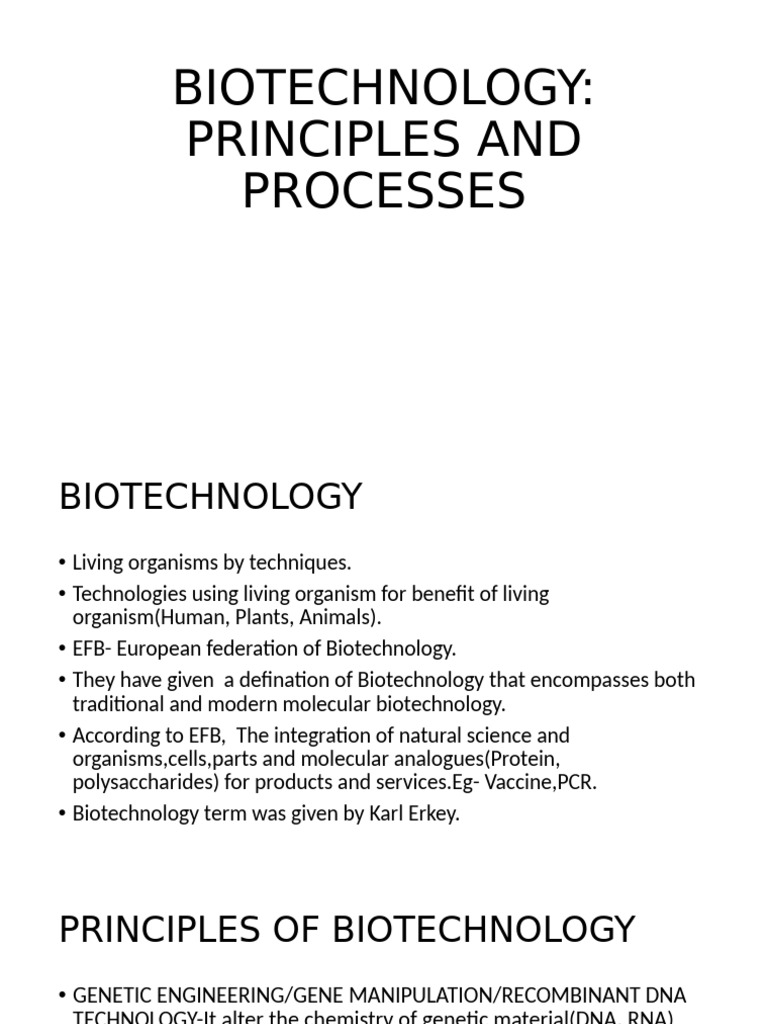 Biotechnology 093839 | PDF