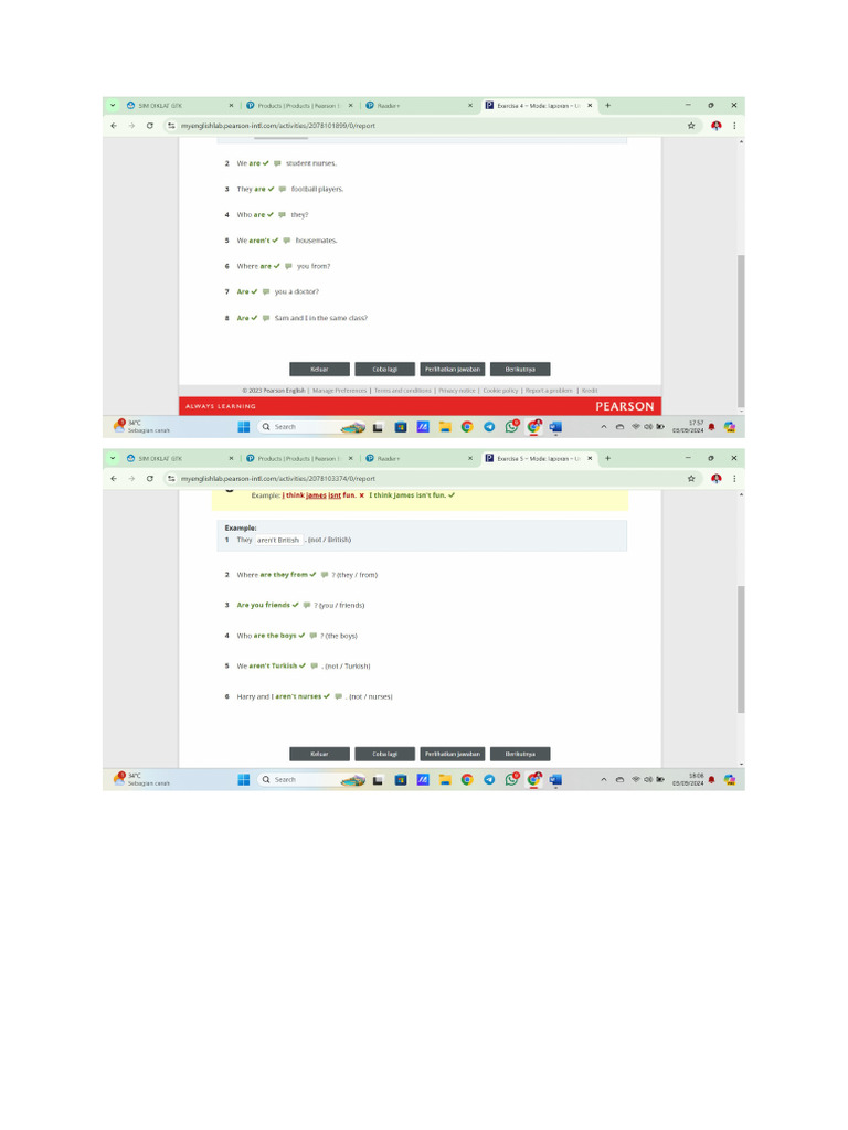 Kunci Jawaban Latihan (Autorecovered) | PDF | Art