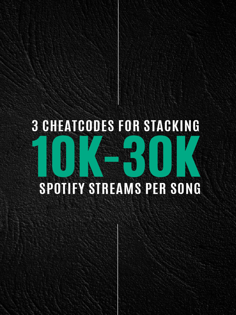 Ebook Compounding 10K-30K Spotify Streams Per Song | PDF | Spotify