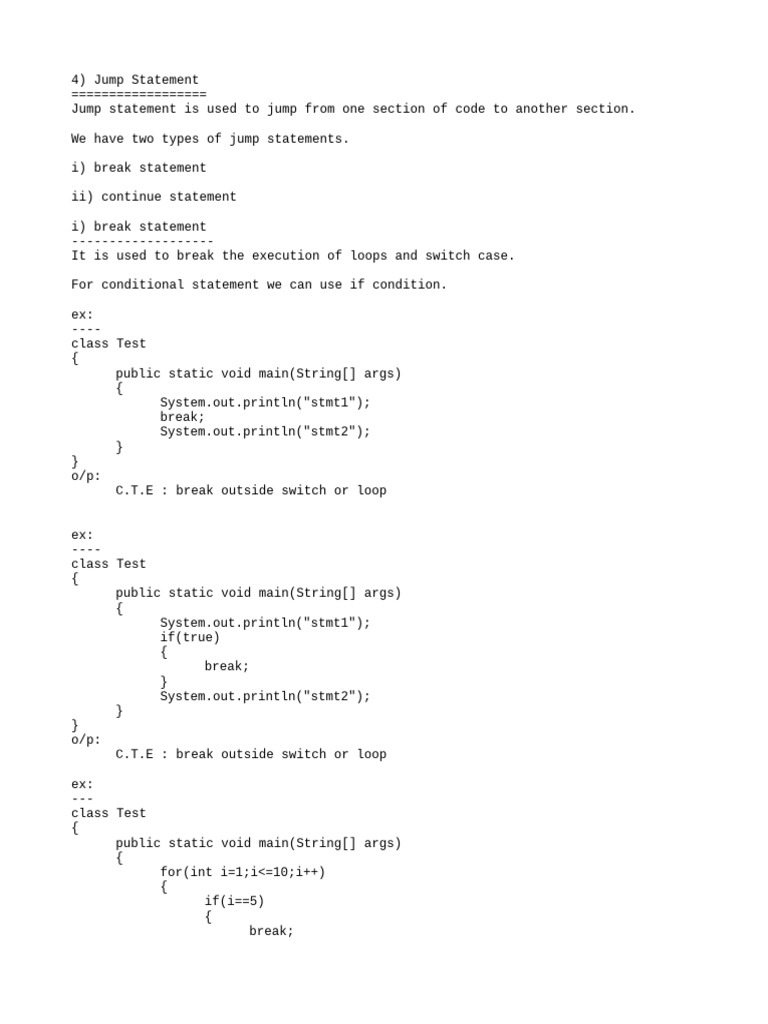Class 24 | PDF | Control Flow | Programming Paradigms