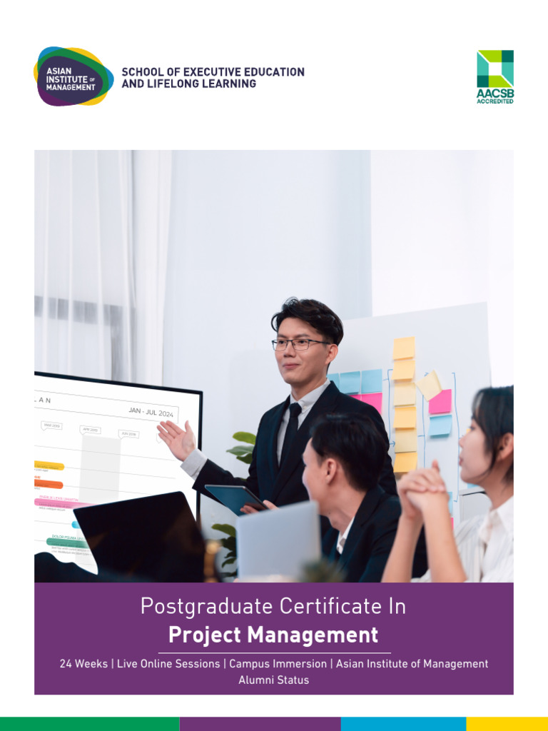 AIM - PGPM - Brochure - Batch 1 | PDF | Project Management Professional | Project Management