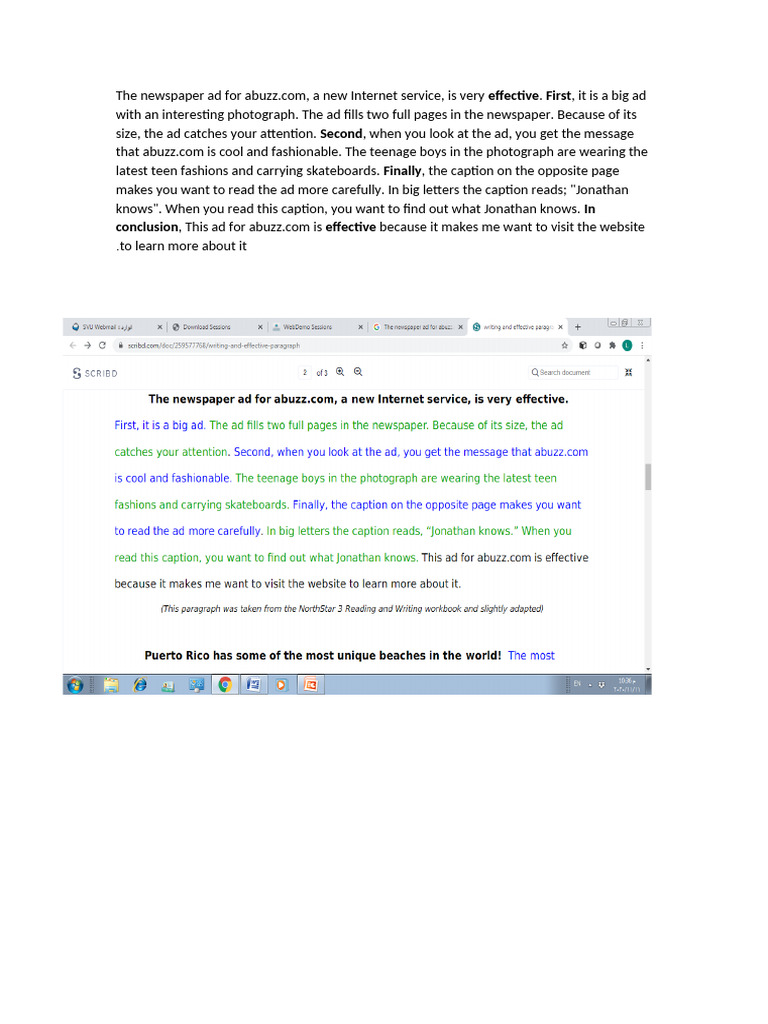 Sample Paragraph | PDF