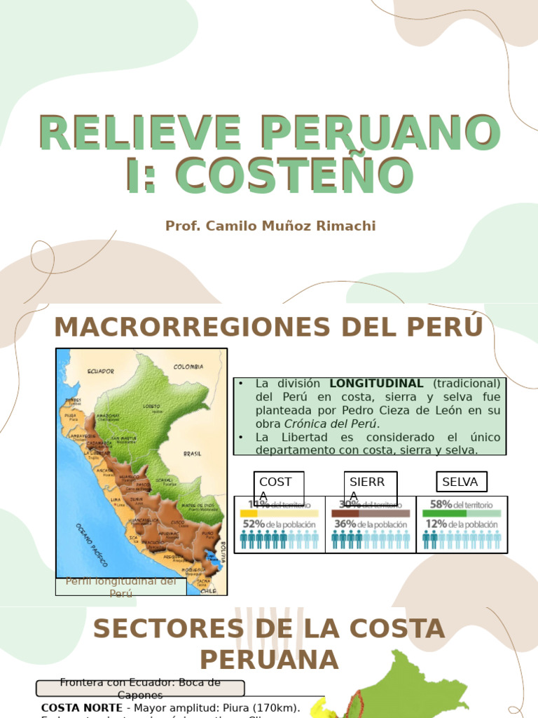 Relieve Peruano | PDF | Andes | Perú