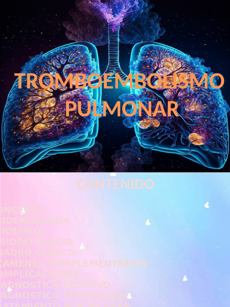 Tromboembolismo Pulmonar 2.0 | PDF | Infarto de miocardio | Tomografía ...