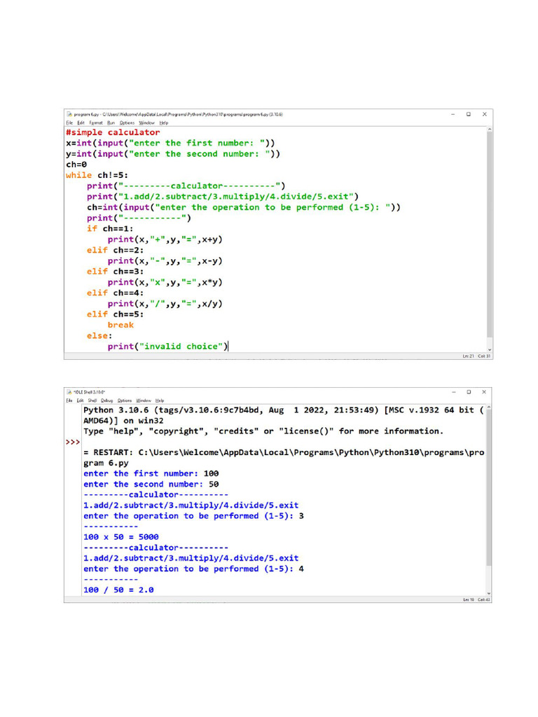 STD Xi Practical Programs | PDF