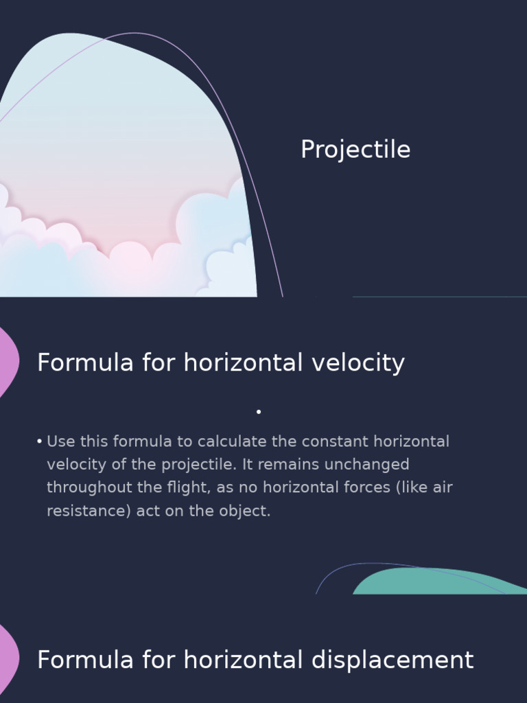 Projectile.2 | PDF | Projectiles | Velocity