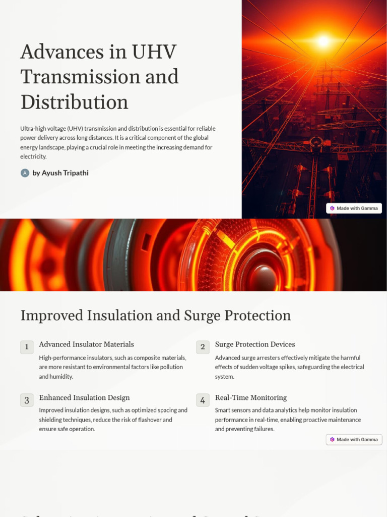Advances in UHV Transmission and Distribution | PDF | Electric Power ...