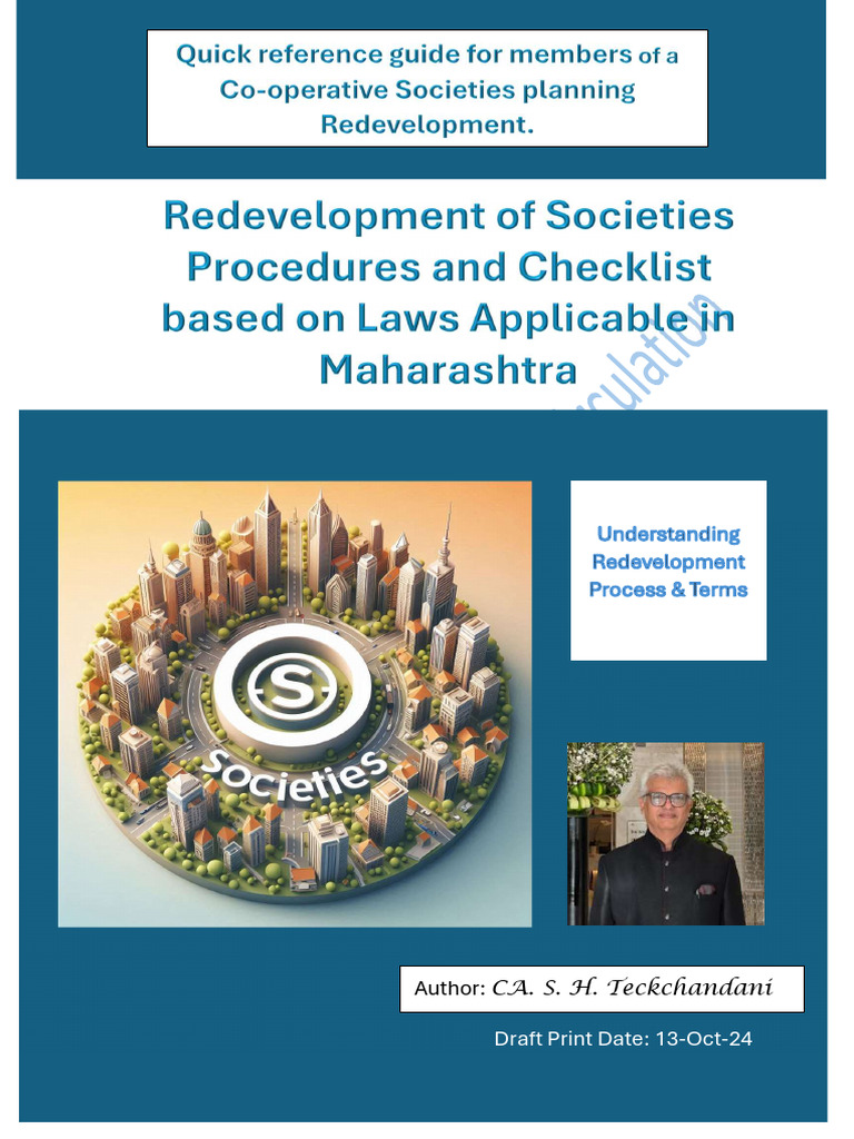 Redevelopment of Societies Procedures and Checks Based On Laws ...