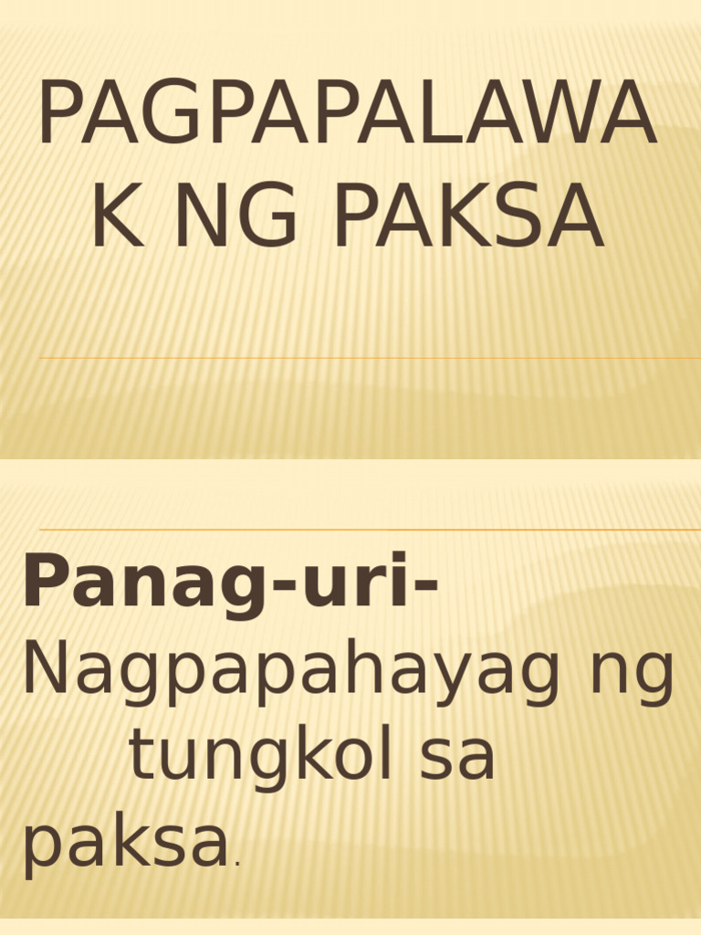 Pagpapalawak NG Paksa Nov.11 | PDF