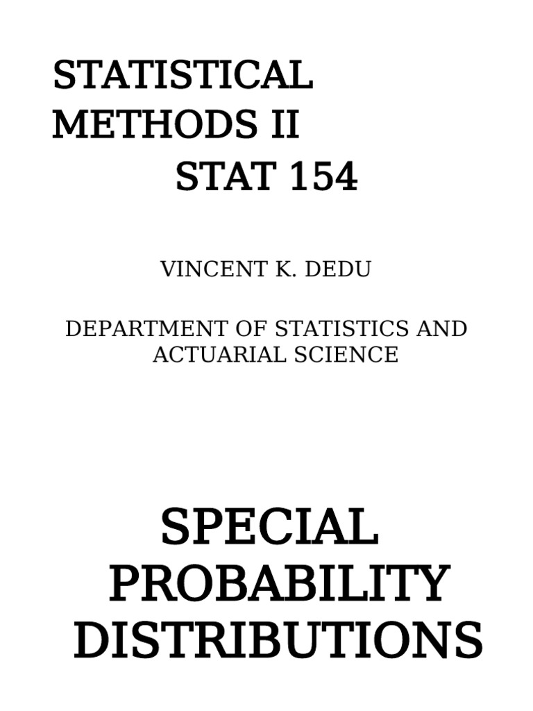 Binomial and Poisson Distributions Explained | PDF | P Value | Probability Distribution