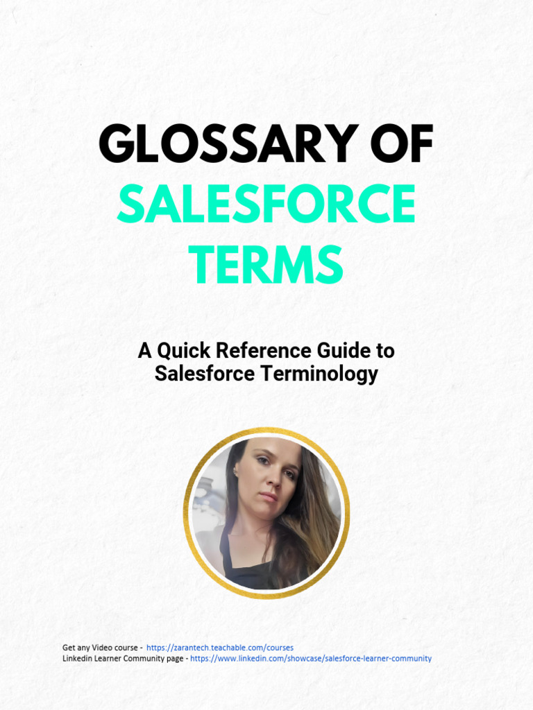 Glossary of Salesforce Terms 1692036627 | PDF | Object (Computer ...