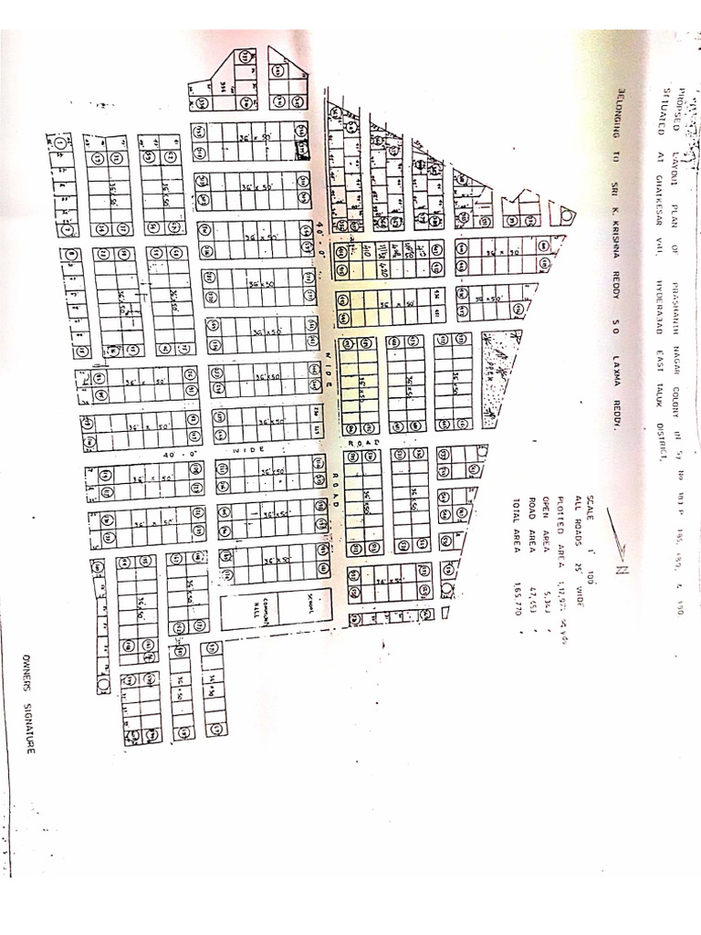 Prasanth East-West Layout | PDF