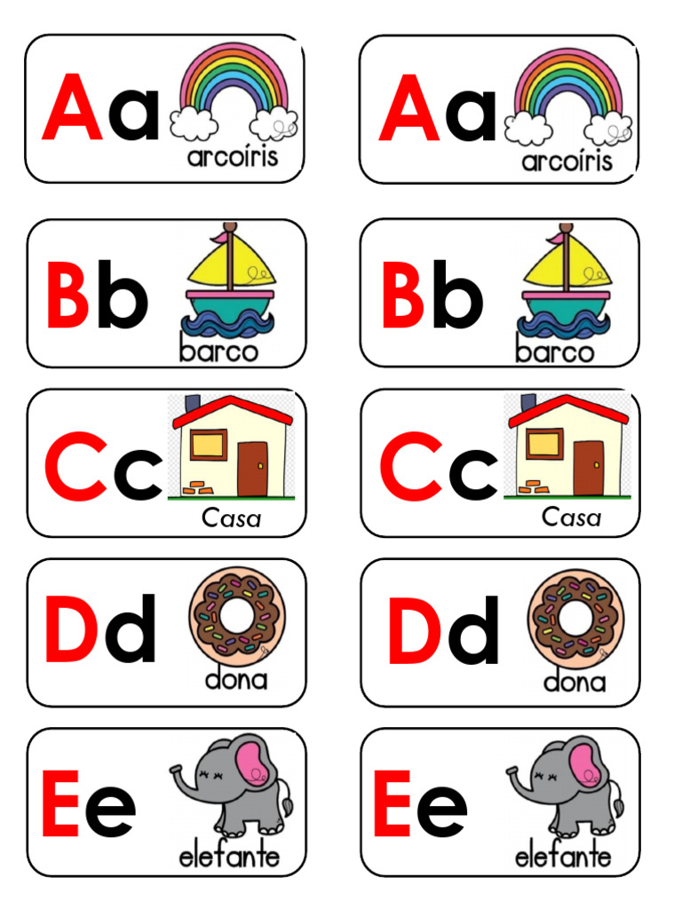 Alphabet Letter Repetition Guide | PDF