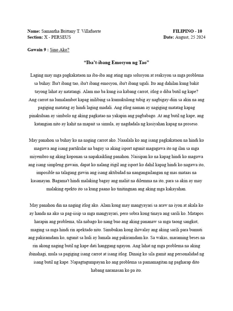 Filipino Ezay | PDF