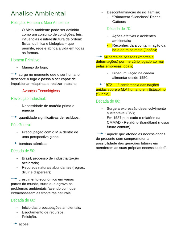 Analise Ambiental | PDF | Ambiente natural | Natureza