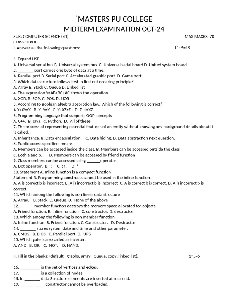 Cs Set1 Pdf Method Computer Programming Constructor Object 4431