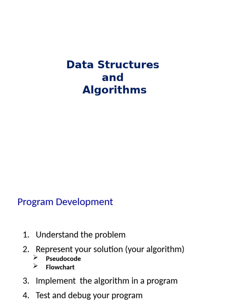 DS Intro Algorithms (1) SLM | PDF | Algorithms | Mathematical Logic