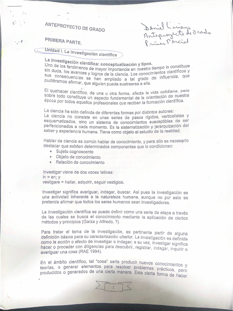 Anteproyecto de Grado | PDF