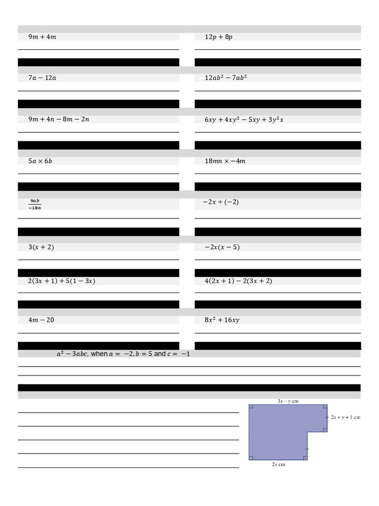 0MHS Linear Relationships | PDF | Equations | Elementary Mathematics