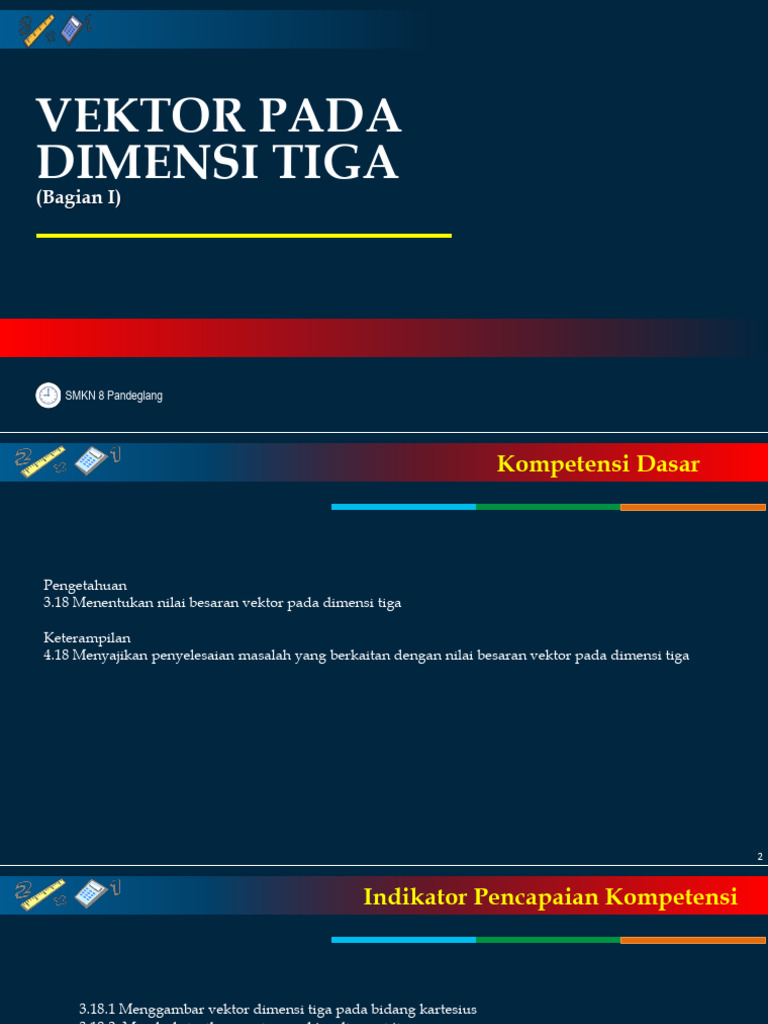 Vektor Di R3 - Bagian - I | PDF