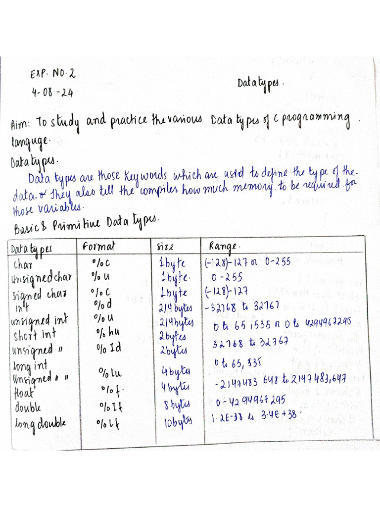 PPS EXP. NO.2 and 1 | PDF