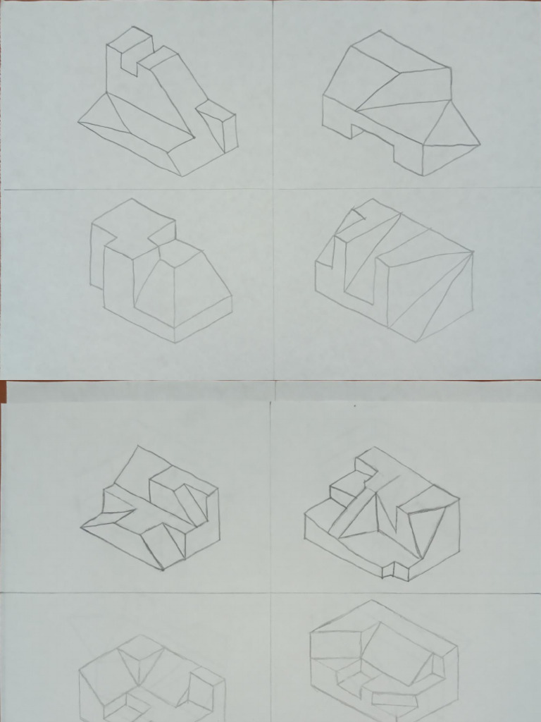 Dibujo Tecnico Isometricos | PDF
