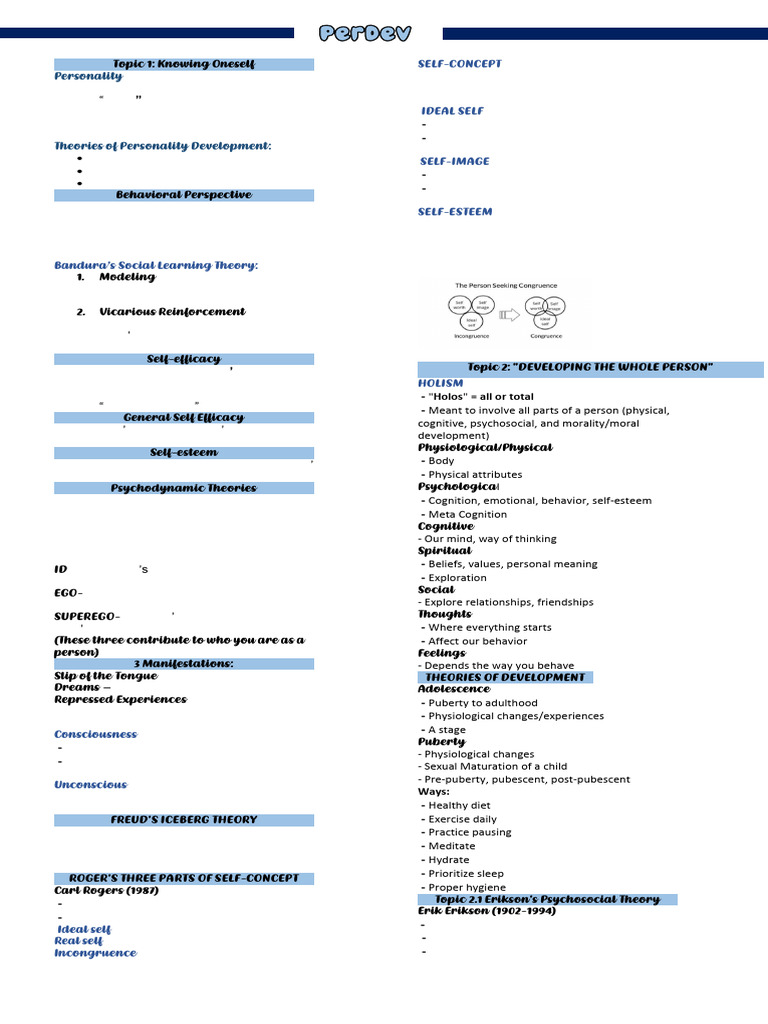 PerDev Reviewer | PDF | Id | Unconscious Mind