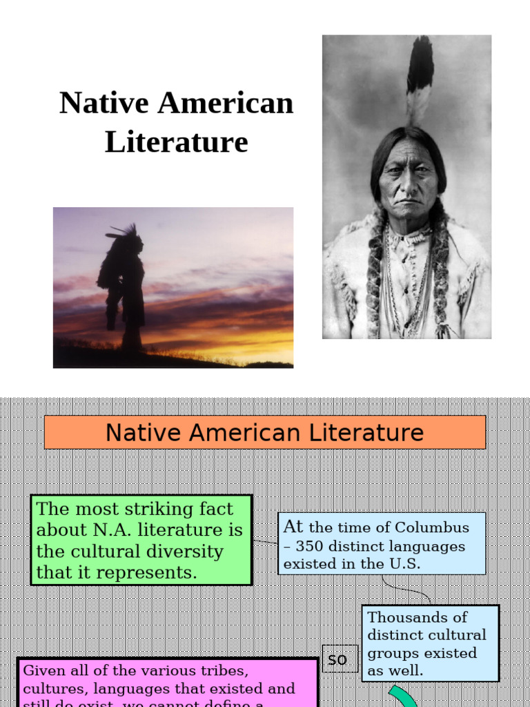 Native American Literature Intro | PDF | Creation Myths | Native ...