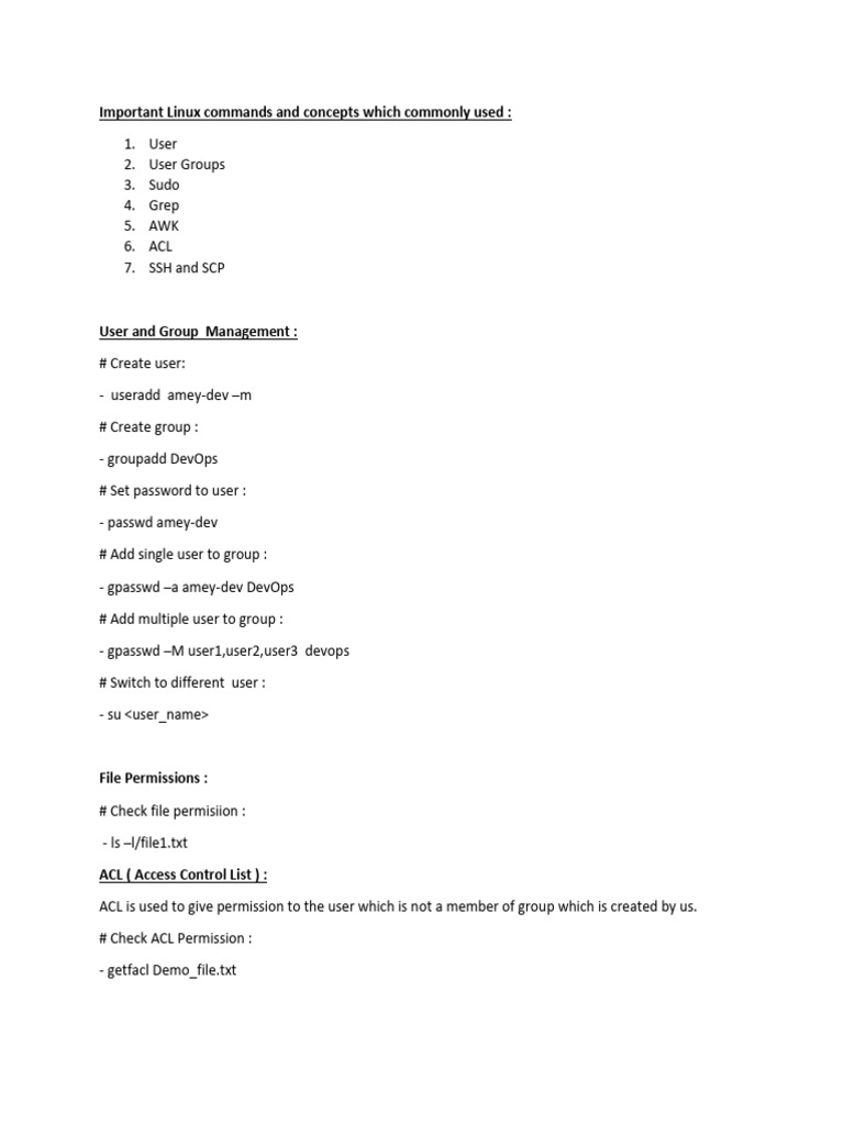 Useful Linux Commands 1672662280 | PDF