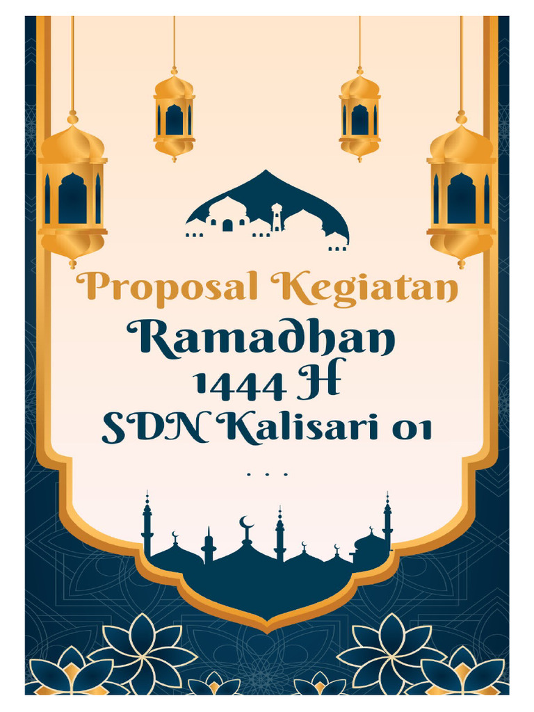 Proposal Kegiatan Ramadhan Istimewa SDN Kalisari 01 | PDF | Agama ...