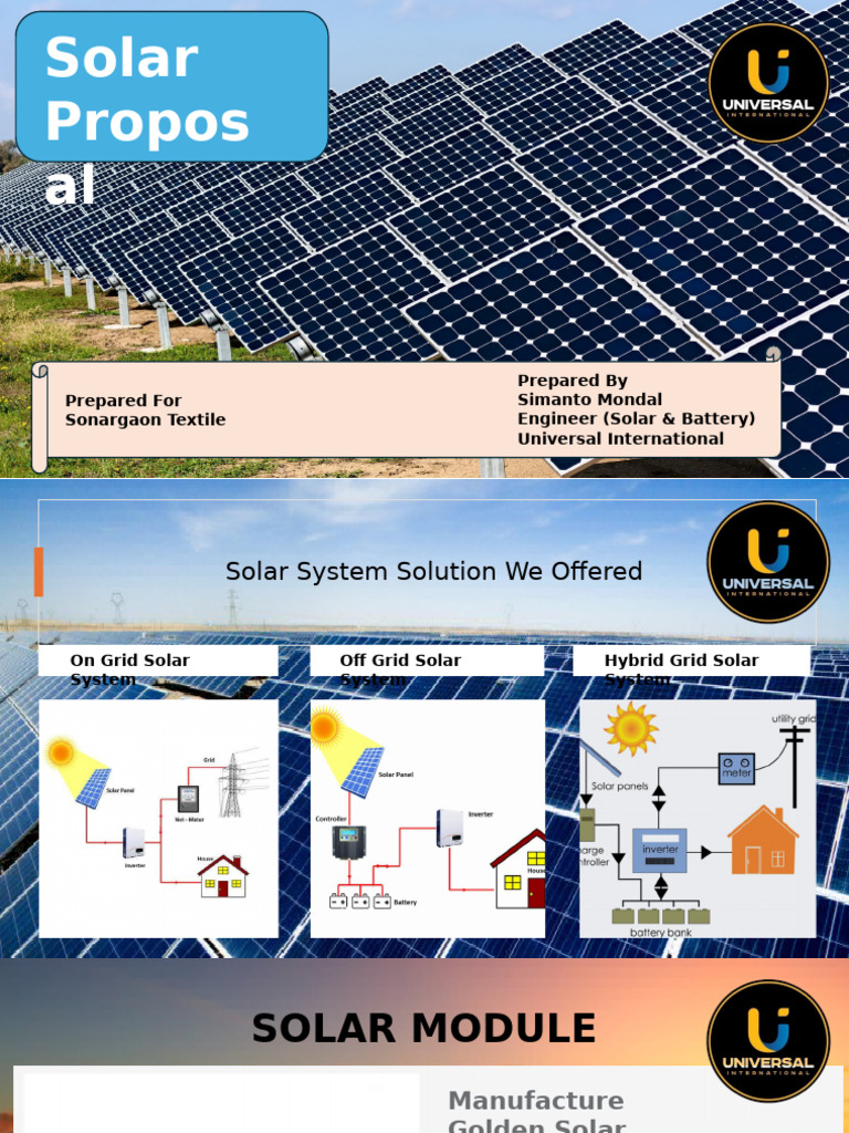 Solar Presentation | PDF