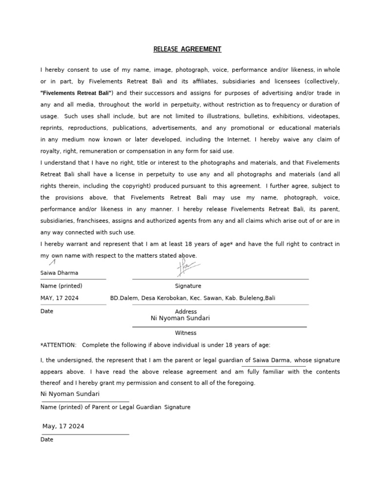 Fivelements Retreat Model Release No Royalties - English - Narayan Seva ...