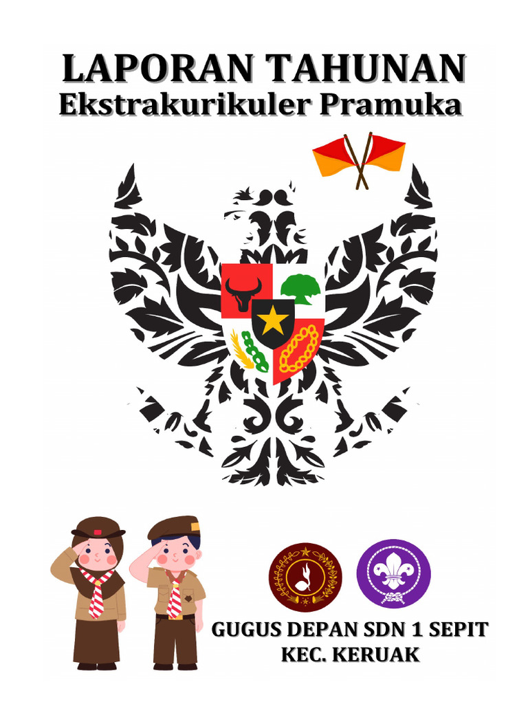 Cover Laporan Tahunan Pramuka | PDF