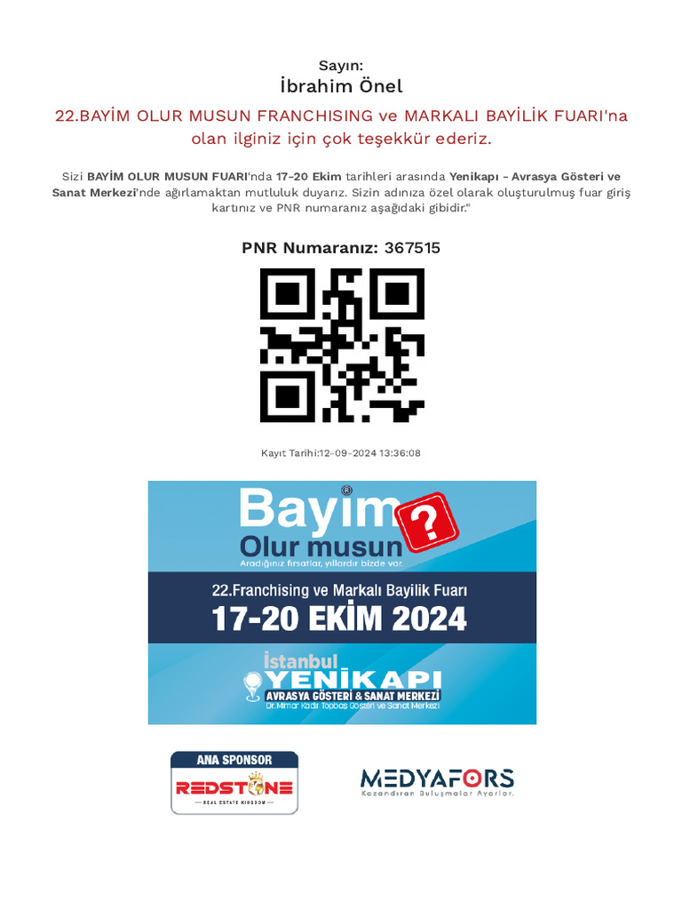 Bayim Olur Musun - 2024 Ücretsiz Online Bilet | PDF