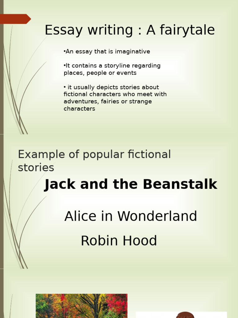 FAIRYTALE Story Writing | PDF | Fairy Tales | Traditional Stories