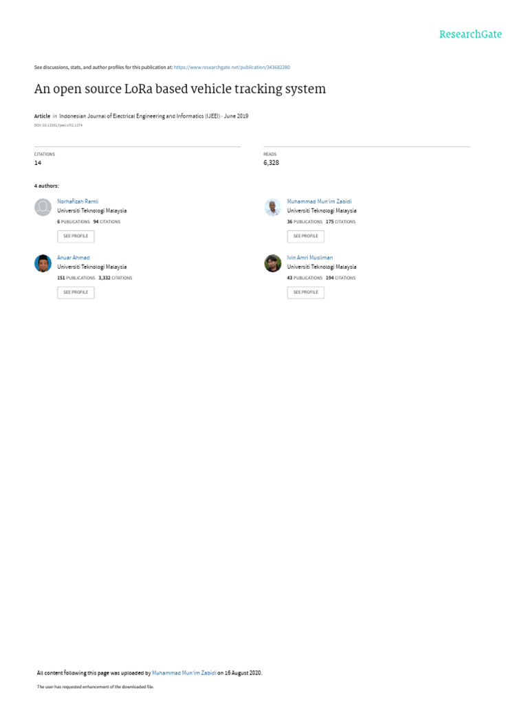 LORAWAN_Vehicle_Tracking_System | PDF | Internet Of Things | Global Positioning System