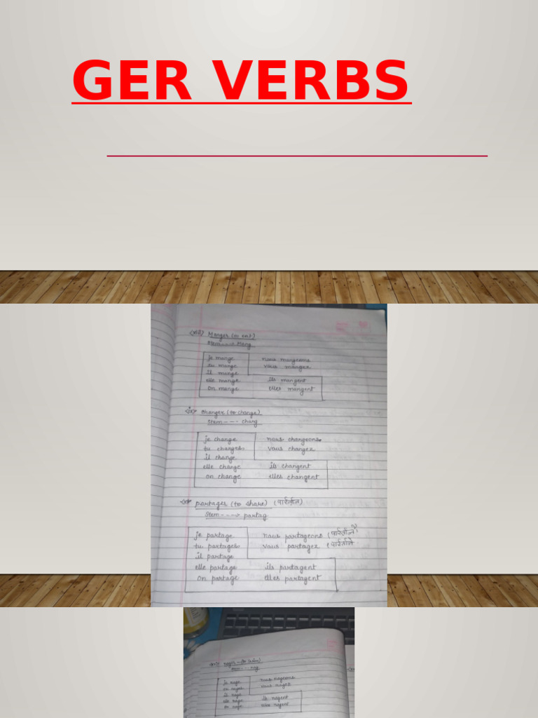 GER VERBS | PDF