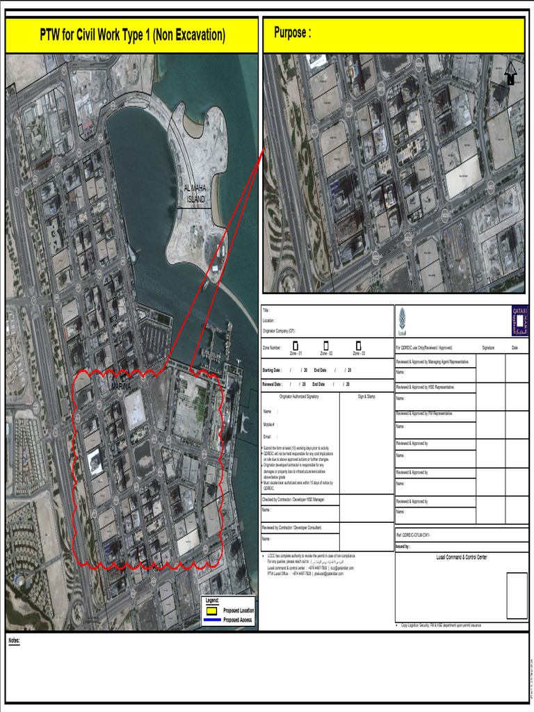 PTW For Civil Work Type 1 (Rev11) 25-Sep-2024 | PDF