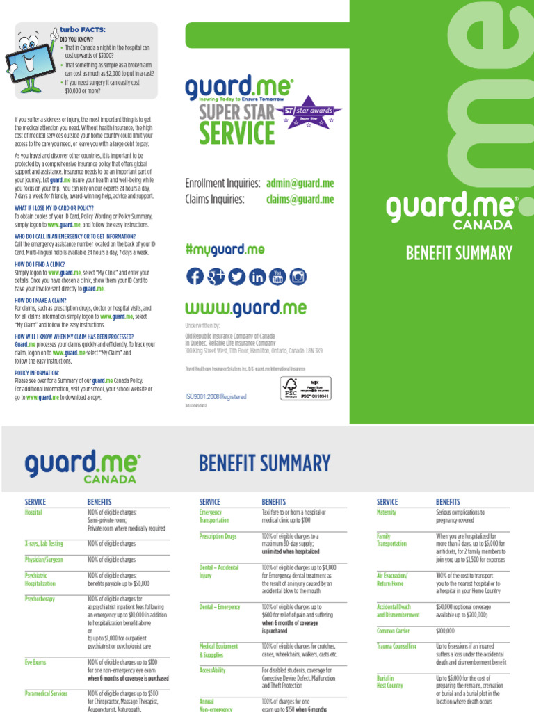 Guardme Canada Summary English | PDF | Hospital | Clinical Medicine