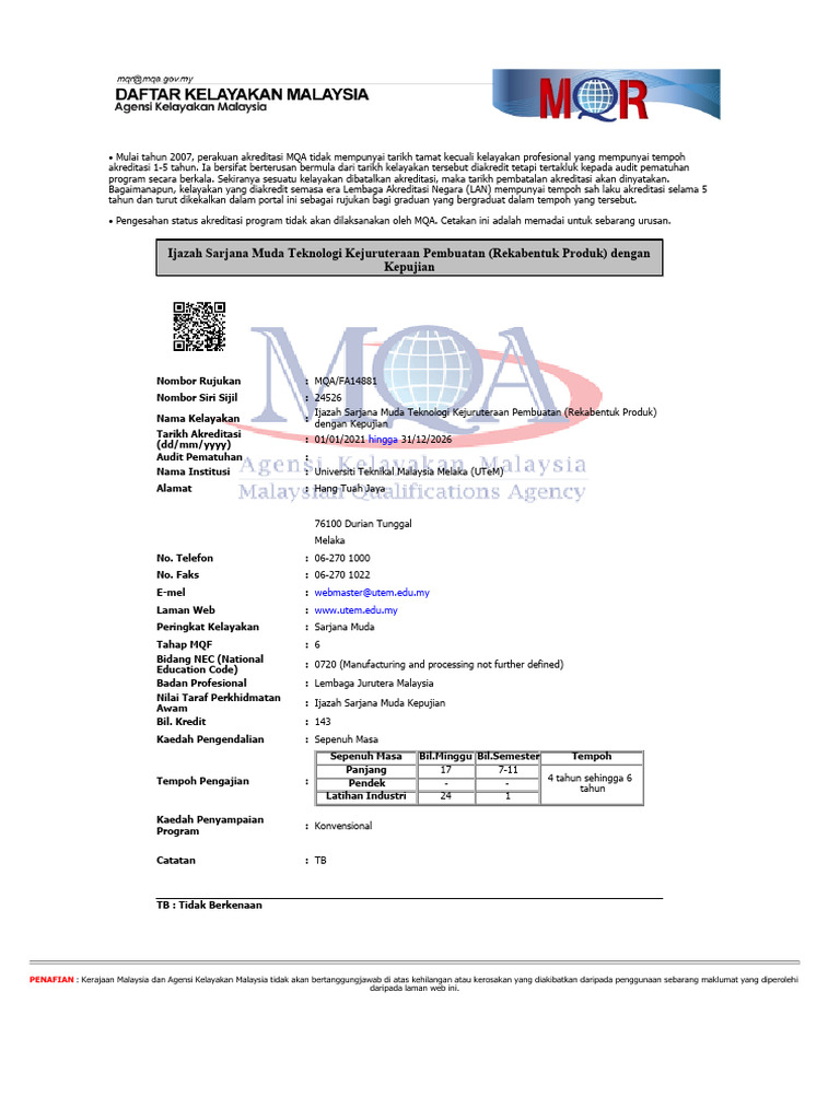 MQA Dgree Abg Long | PDF