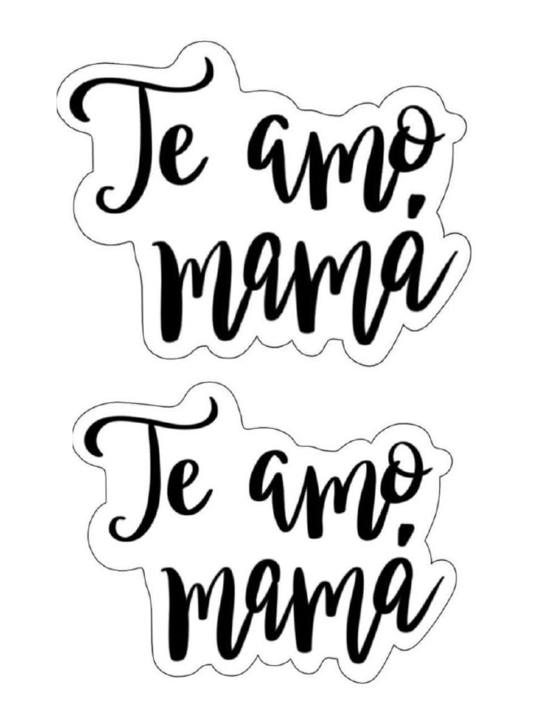 Letrero Mamá | PDF