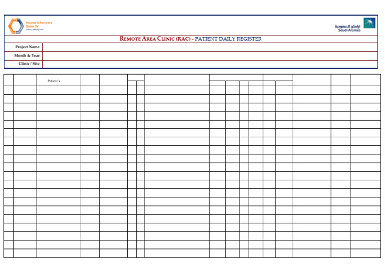 Patient Log Book Modified NSJV | PDF