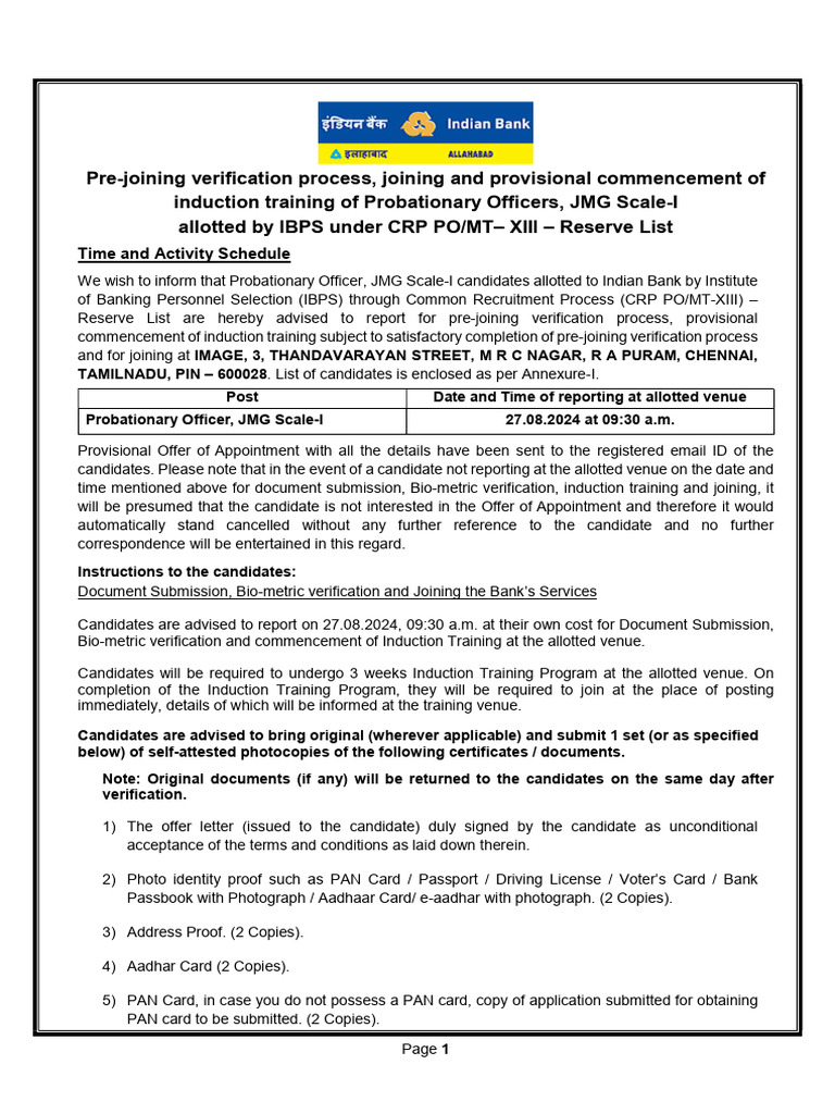 Web Notice CRP XIII PO Reserve List | PDF | Business | Finance & Money ...
