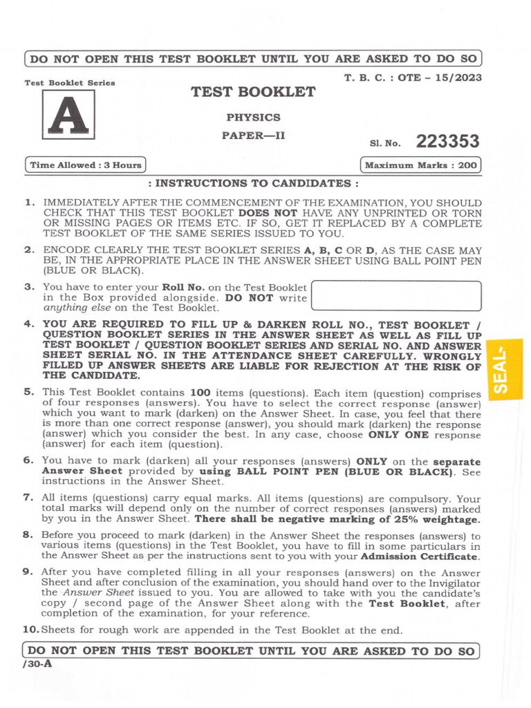Physics_P2 | PDF | Wave Function | Electronvolt